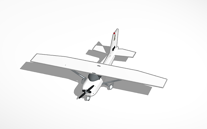 3D design Cessna 172 (reworked) - Tinkercad