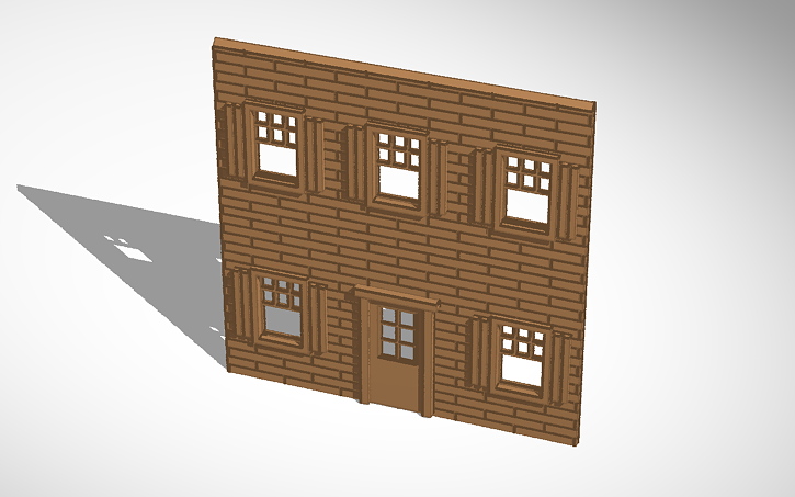 3D design Building Front #2 | Tinkercad