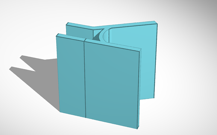 3D design Notebook Clip & Pen Holder - Tinkercad