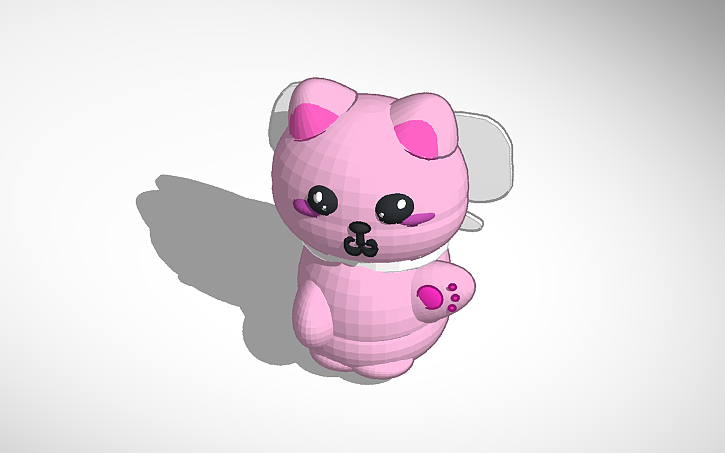 3D design Miss Misa!!🐱🍥 - Tinkercad