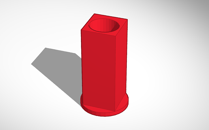 3D design pen holder - Tinkercad