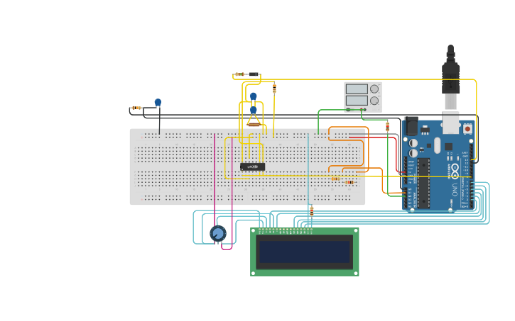 Circuit design Multimeter-Damsel - Tinkercad