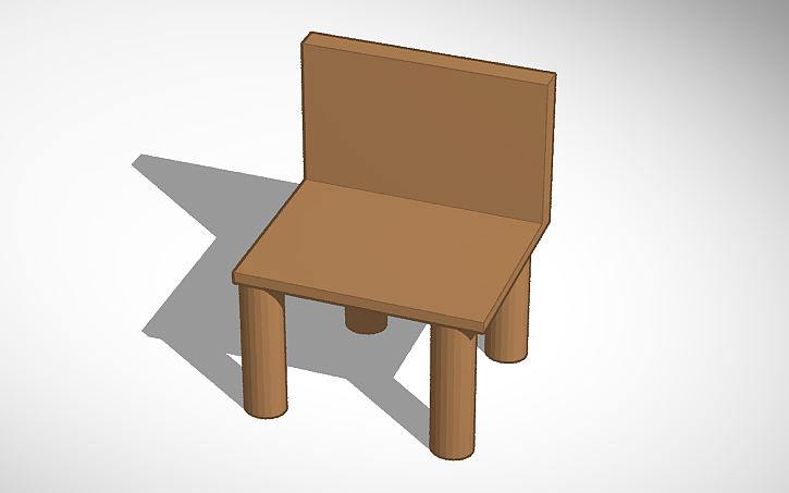 3D design Chair - Tinkercad