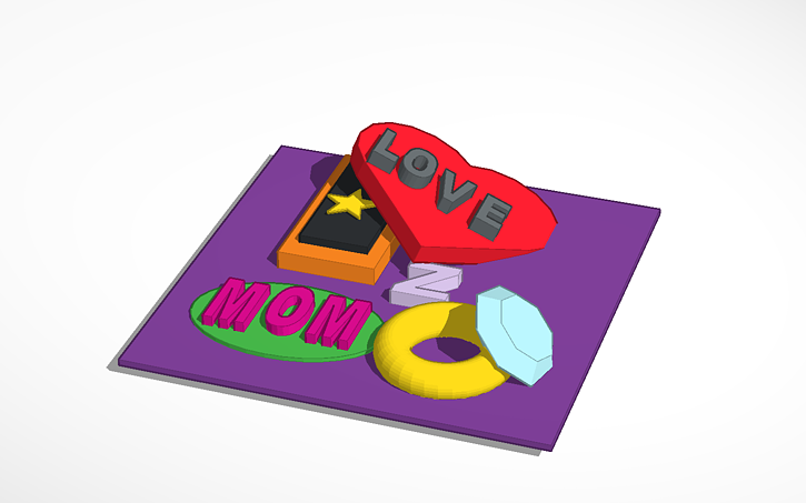 3D design mommys gift - Tinkercad