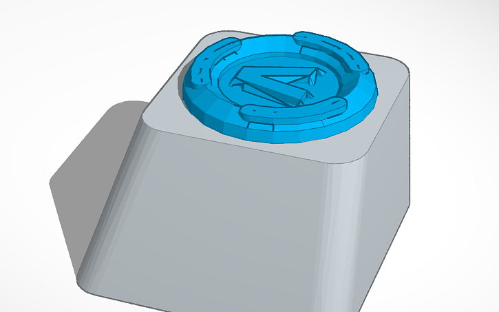3D design Fortnite Keycap | Tinkercad