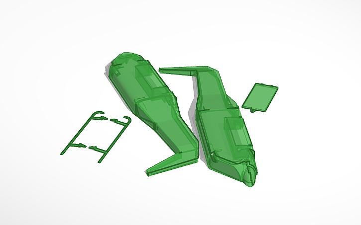 3D design RC Helicopter Shell | Tinkercad