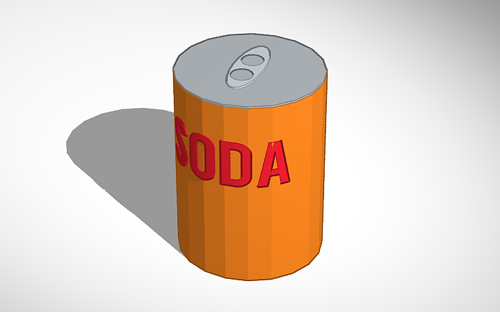 3D design Soda Can | Tinkercad