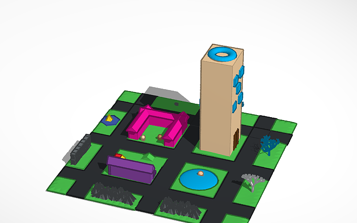 3D design Ciudad | Tinkercad