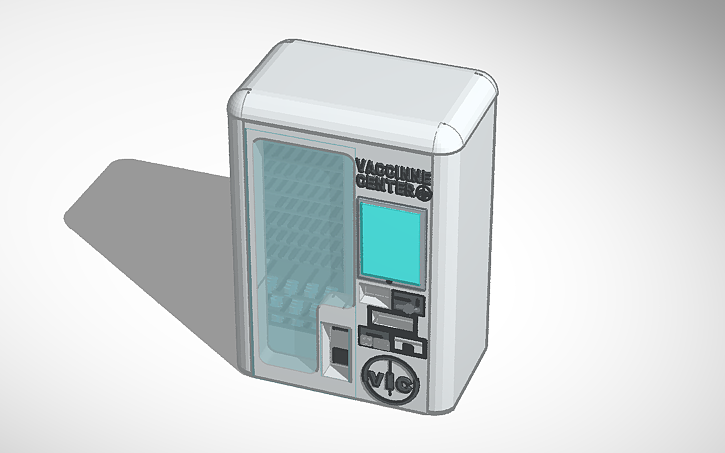 3D design Vaccine Vending Machine V1.0 - Tinkercad