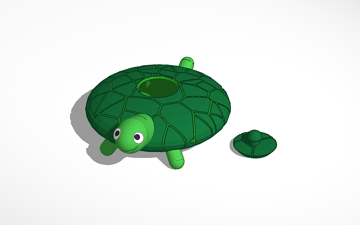 3D design Turtle box | Tinkercad