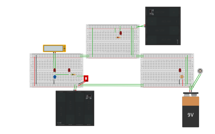 Circuit design Powering Up - Tinkercad