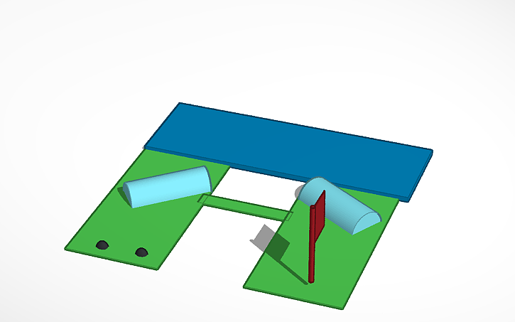 3D design Mini golf course - Tinkercad