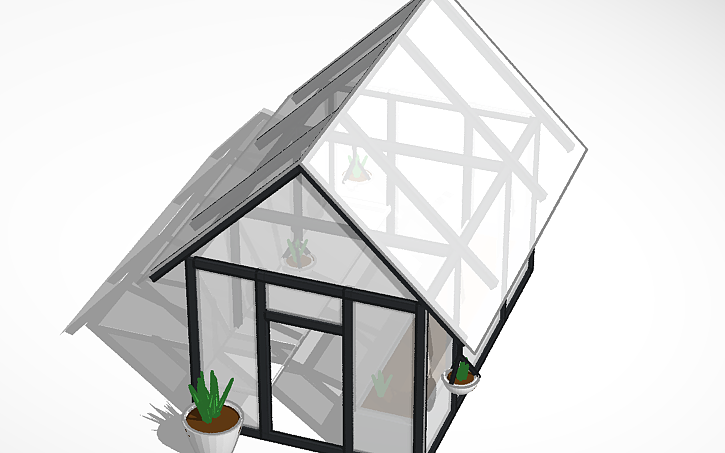 3D design greenhouse - Tinkercad