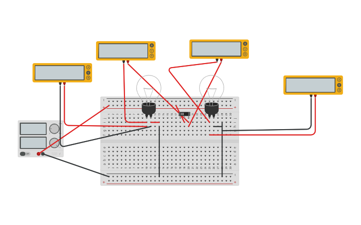 Circuit design Práctica 4 | Tinkercad Circuit design Práctica 4 | Tinkercad