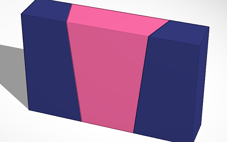 3D design Modular taper dovetail | Tinkercad