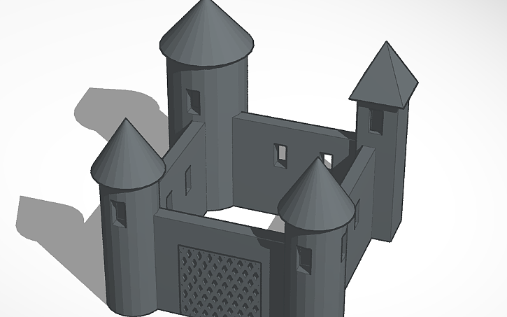 3D design Castle - Tinkercad
