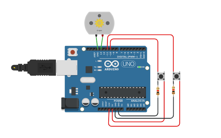 Circuit design Atividade - Instrumentação Arduino | Tinkercad Circuit design Atividade - Instrumentação Arduino | Tinkercad