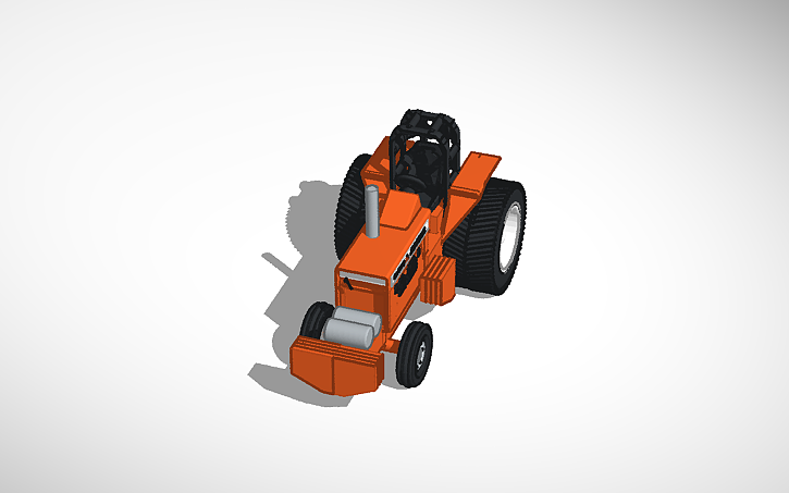 3D design Allis Chalmers 220 pulling tractor "Ole Allis" remaster ...