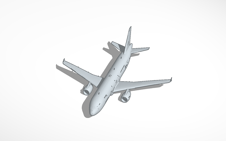 3D design plane - Tinkercad