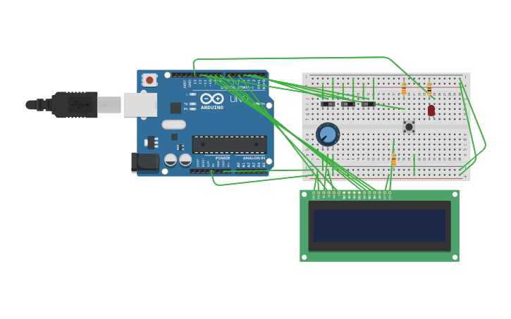 Circuit design RFID reader - Tinkercad