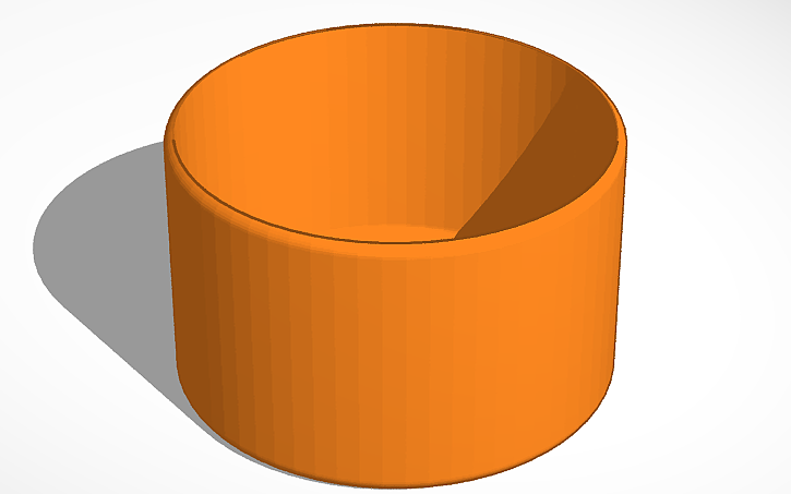 3D design bouche tube - Tinkercad