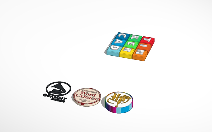 3D design Every icon and logo that I have made - Tinkercad