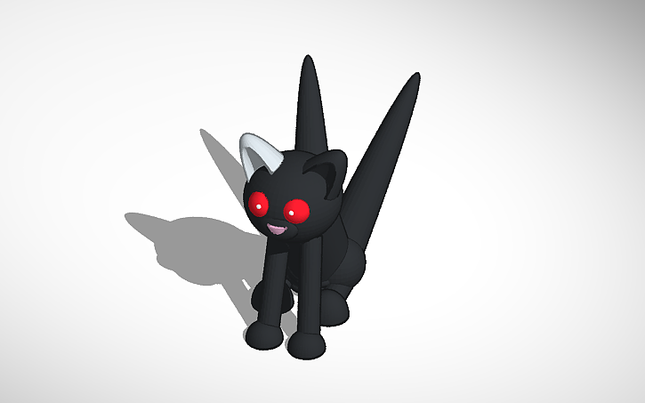 3D design cat - Tinkercad