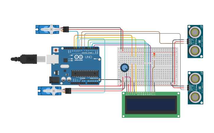 Circuit design P1 -Sistemas Embarcados | Tinkercad