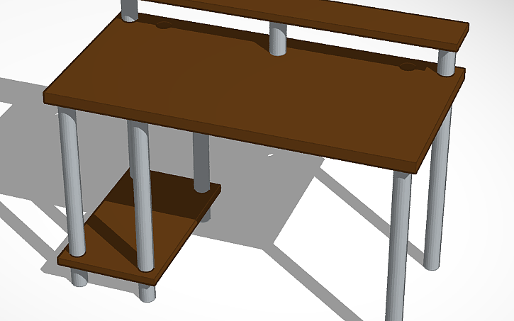 3D design Desk V.3 | Tinkercad