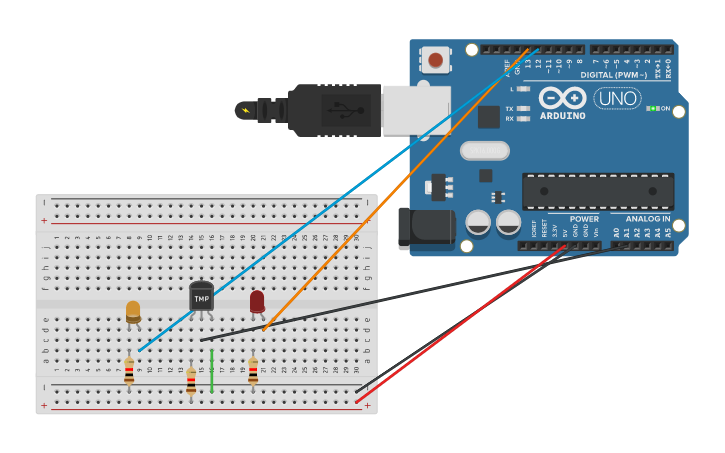 Circuit design TMP | Tinkercad