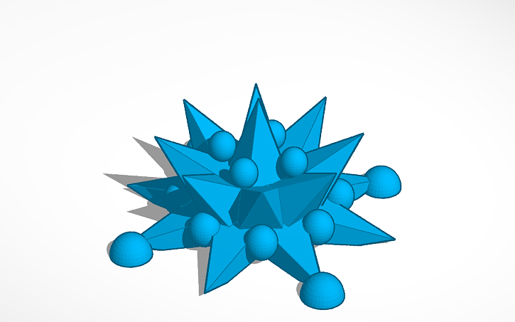 3D design Erina's Fireworks-1 for Printing #tamagawa_pjb2014 - Tinkercad