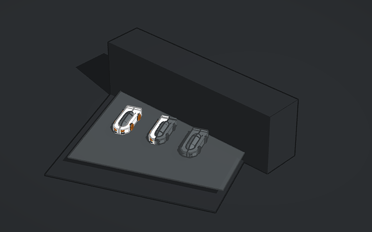 3D design (NON-GTRP) lightning corvettes - Tinkercad