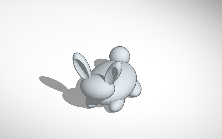 3D design Rabbit - Tinkercad