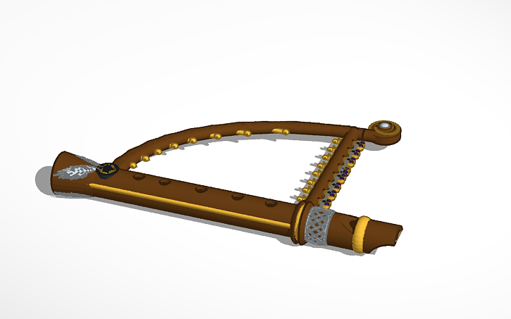 3D design Whistle harp - Tinkercad