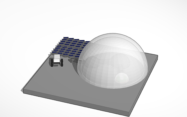 3D design Moon base | Tinkercad