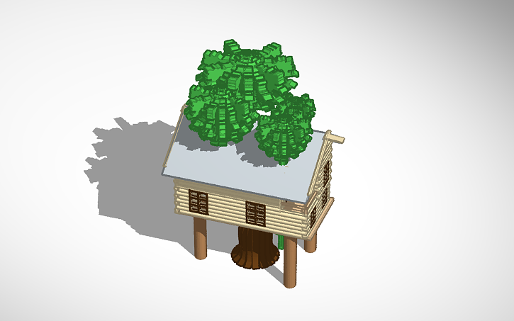 3D design TREEHOUSE - Tinkercad