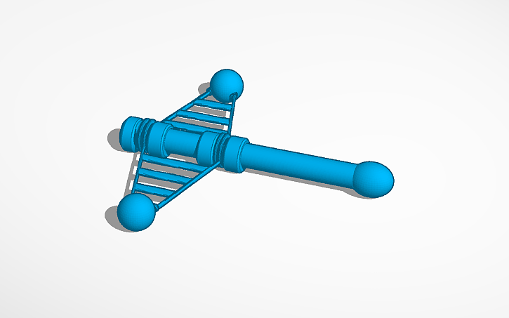 3D design clacker toy version 2 more supported balls - Tinkercad