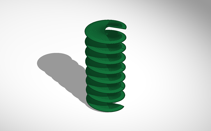 3D design Copy of Spiral.... - Tinkercad