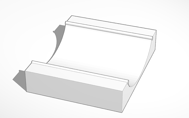 3D design Half pipe - Tinkercad