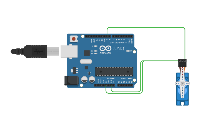 Circuit Design Servo Rotation Control With Arduino Uno Tinkercad 1472