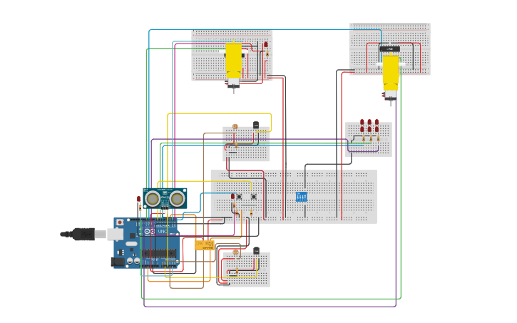 Circuit design Home Automation - Tinkercad
