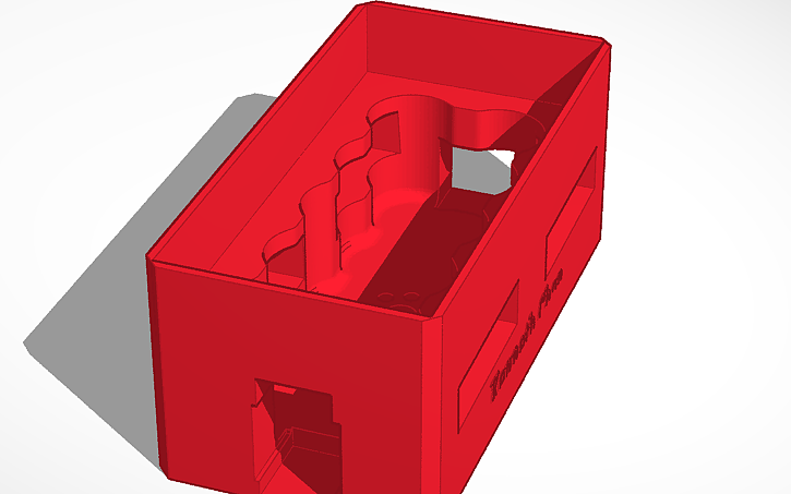 3D design Battery holder - Tinkercad