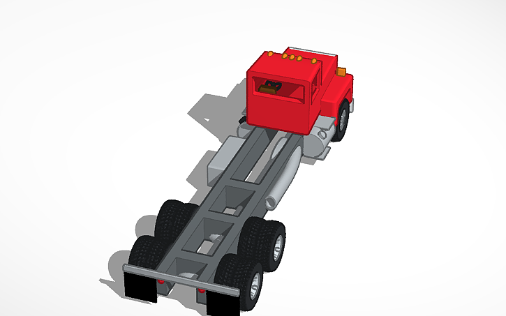 3D design Drag Semi - Tinkercad
