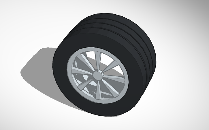 3D design Alloy Wheel - Tinkercad