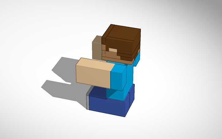 3D design Steve template | Tinkercad