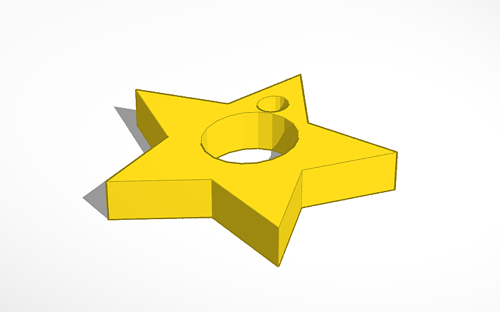 3D design Star - Tinkercad