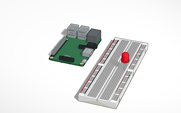 3D design Rasberry Pi - Tinkercad