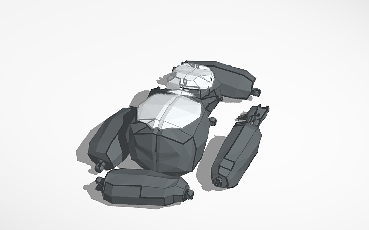 3D design HUEY's articulating gtag monkey! - Tinkercad