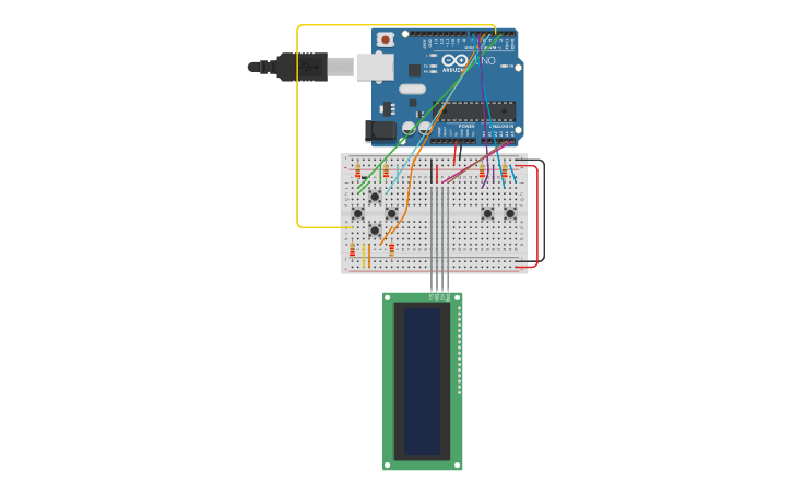 Circuit design Console de jeu Arduino - Tinkercad