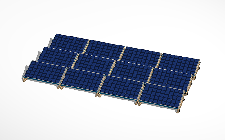 3D design ER Solar Panels - Tinkercad